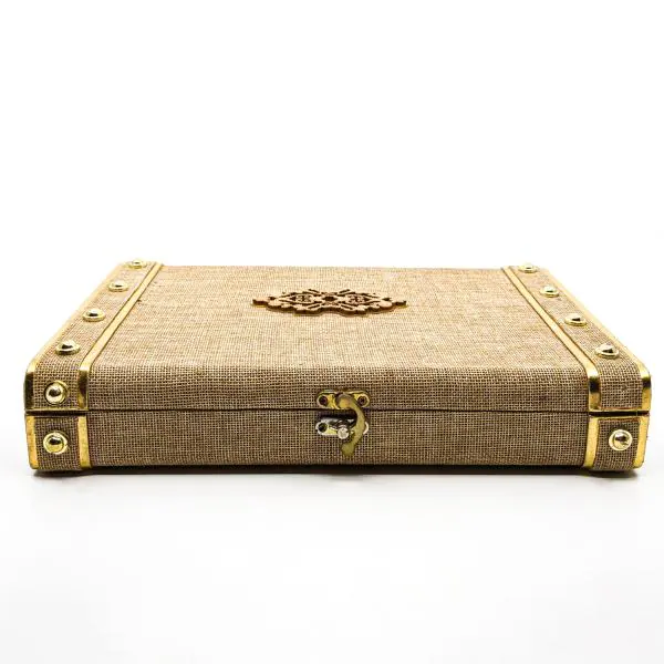 Qualinut Gourmet | Jute Dry Fruit Gift Box | Premium Texture | Festival ...