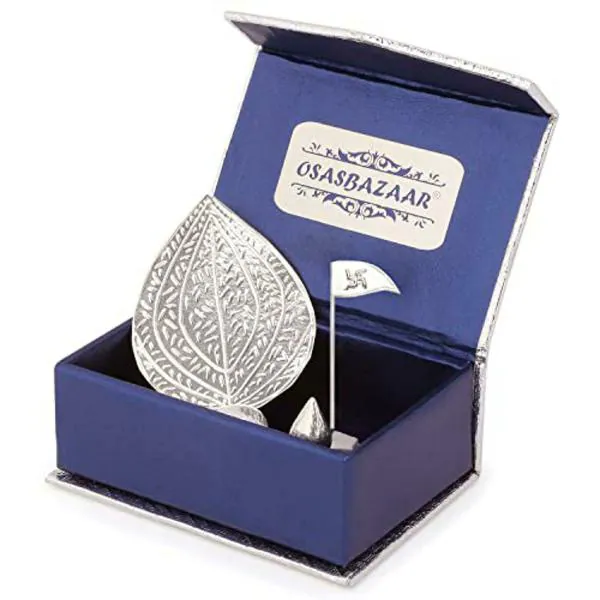 Osasbazaar Silver Pan Supari Dhwaj Flag Jhanda Nariyal Coconut Combo ...