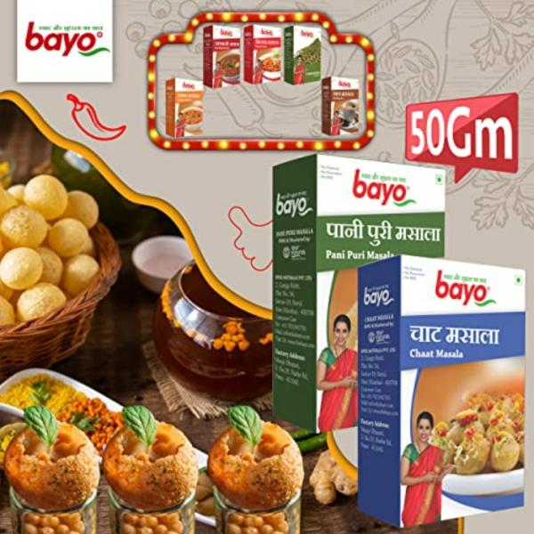 Bayo Snacks Masala Combo of Misal Masala, Pav Bhaji Masala, Sambhar ...
