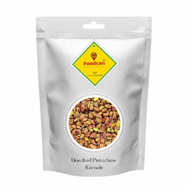 Foodcan Pista Plain Unsalted Without Shell, Raw Pistachios Kernels 1Kg ...