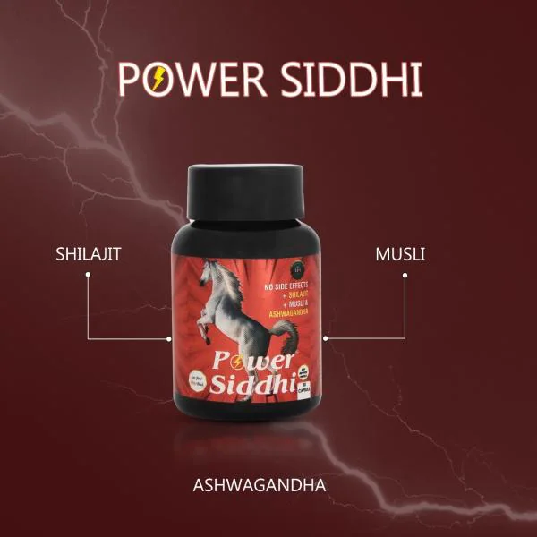 Power Siddhi Shilajit Ashwagandha Safed Musli Tablets, 30 Tablets - JioMart