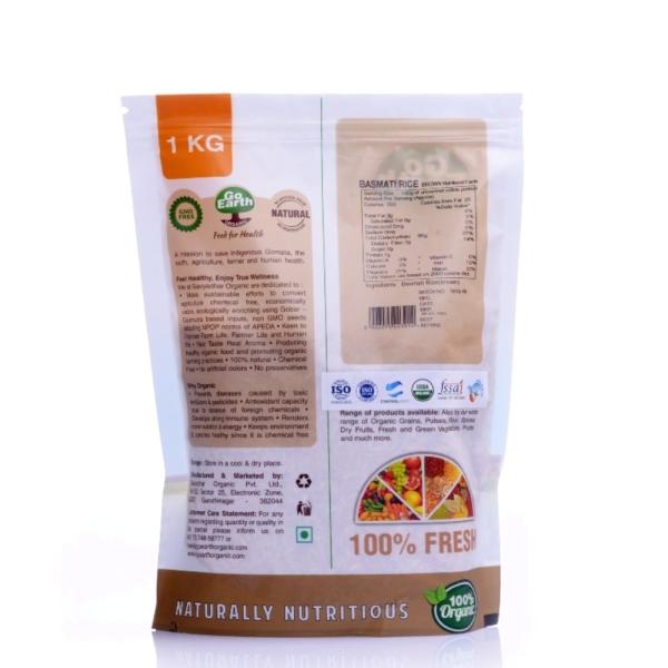 Label Go Earth Organic Brown Sugar 1kg - JioMart