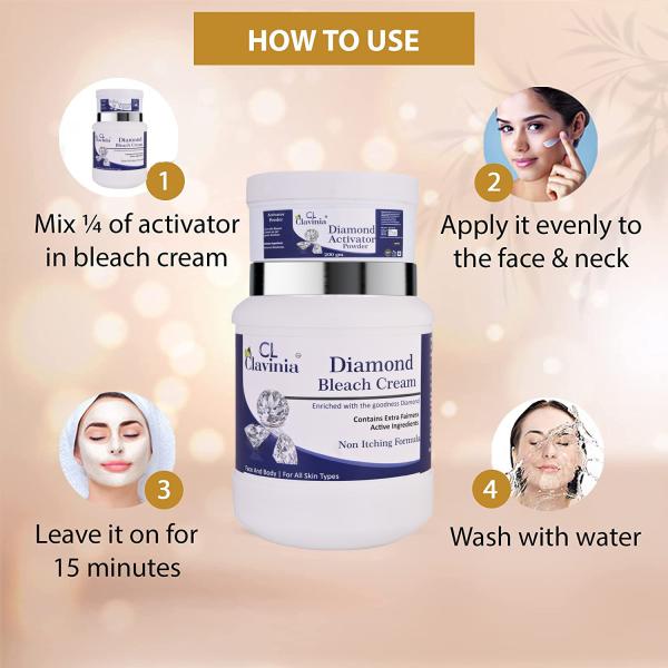 CLAVINIA Diamond Bleach Cream - JioMart