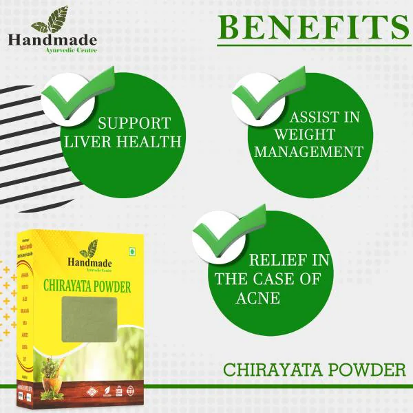 Dharamchand Chirayata Bitterstick Swertia Chirata Powder - 100 gm - JioMart