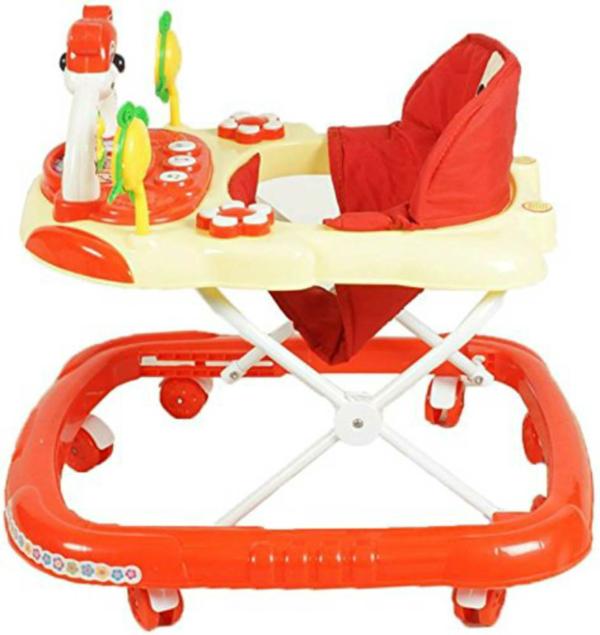 Panda Goyal's Baby Musical Walker - Red - JioMart