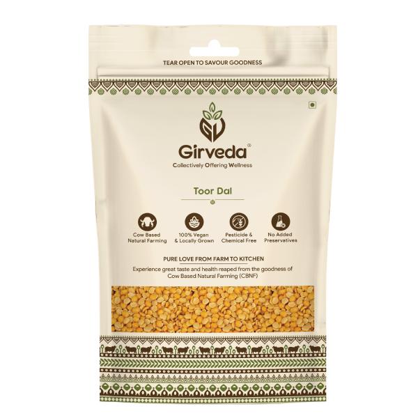 Girveda Toor Dal ( Cow Based Natural Farming) 500gm - JioMart