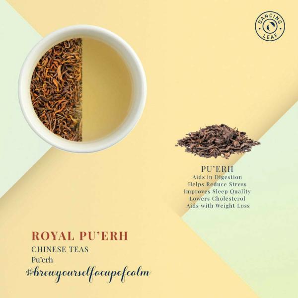 Dancing Leaf Royal Puer Tea, 50g - JioMart