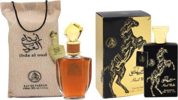 AL FAKHR Ibda Al Oud and Khail Malki Eau De Parfum Men and Women 100 ml ...