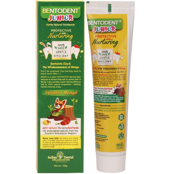 Bentodent Kids Mango Toothpaste - Natural & Fluoride Free 100g - JioMart