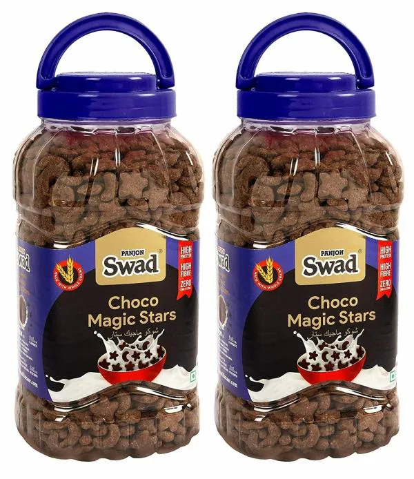 Swad Breakfast Cereal Choco Magic Star (Kids Cereal Wholegrain ...