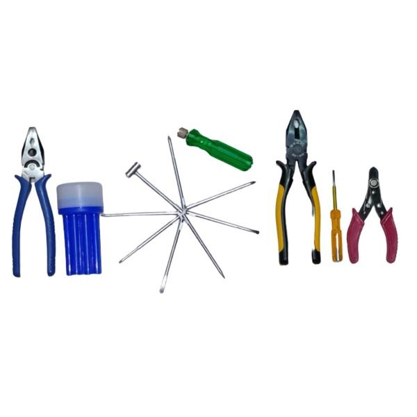 Flymoon Hand tool kit 5"8Pcs Screwdriver|Cutting Piler| Tester| Piler ...