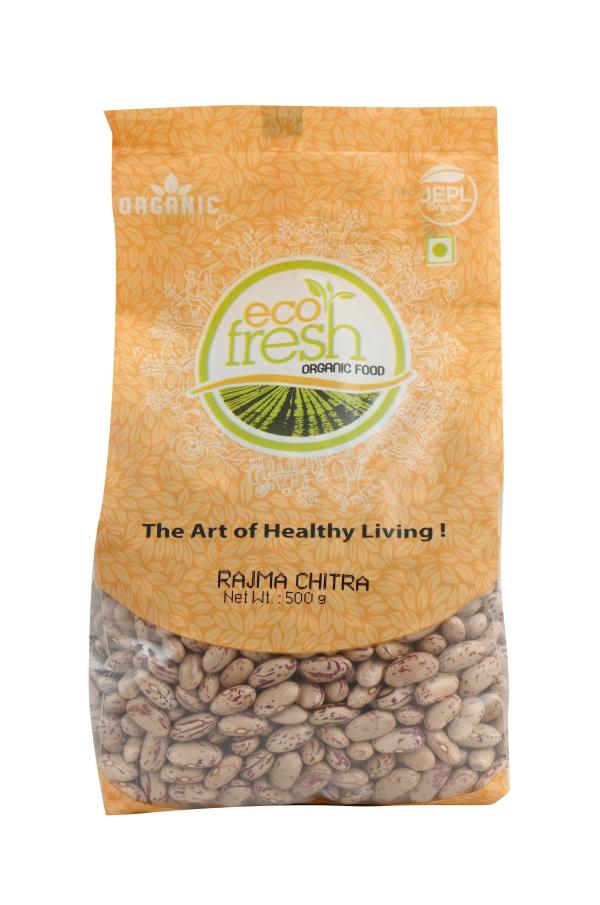 Ecofresh Organic Rajma Chitra 500 Gm - JioMart