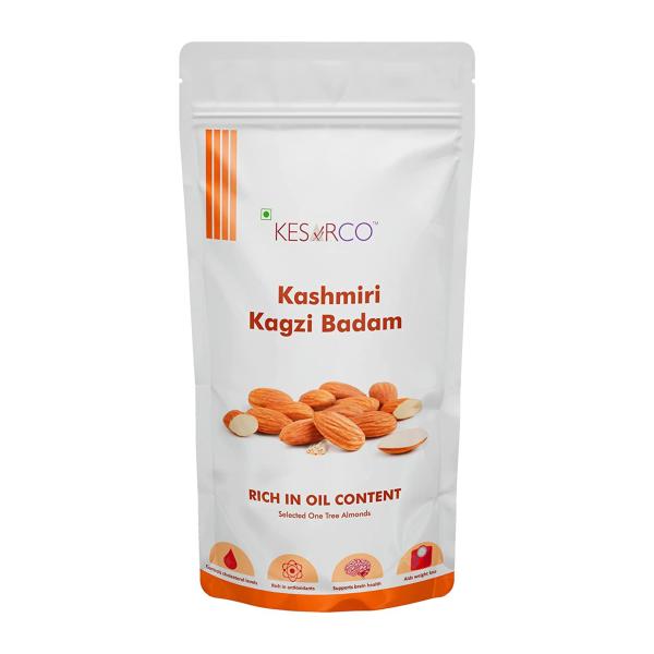 Kesarco Pure Kashmiri Kagzi Badam, Natural, Authentic Almonds, Rich In ...