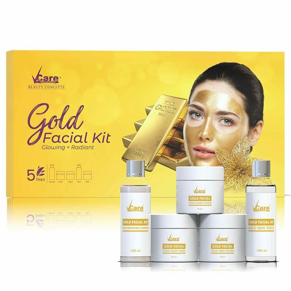 VCare Beauty concepts Facial Kit for Lightening & Brightening skin with ...