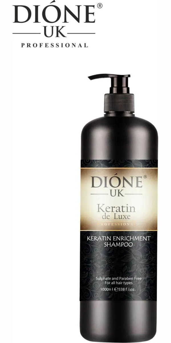 Dione UK Keratin Enrichment Shampoo For All Hair Types 1000 ml - JioMart
