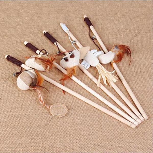 PSK Pet Mart Cat Stick With Hanging Toy - JioMart