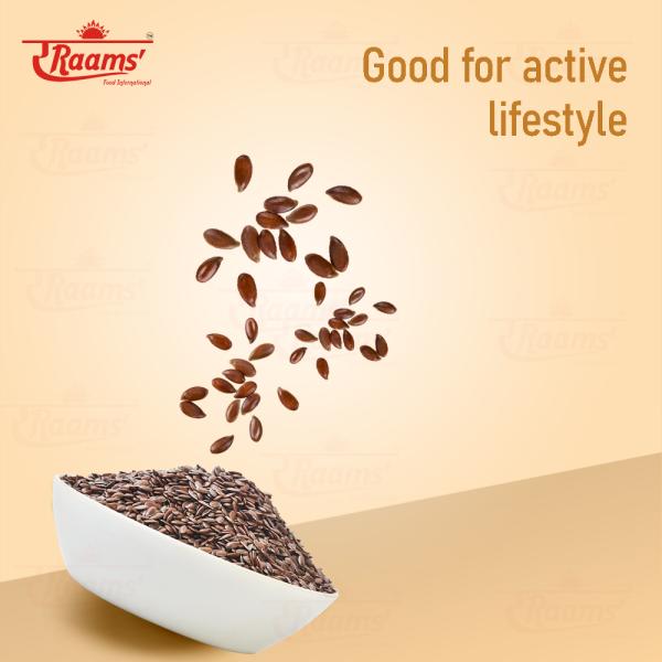 RRAANS' ROASTED FLAX SEEDS(ALSI) 250GM| HIGH IN FIBRE,PROTIEN AND ...