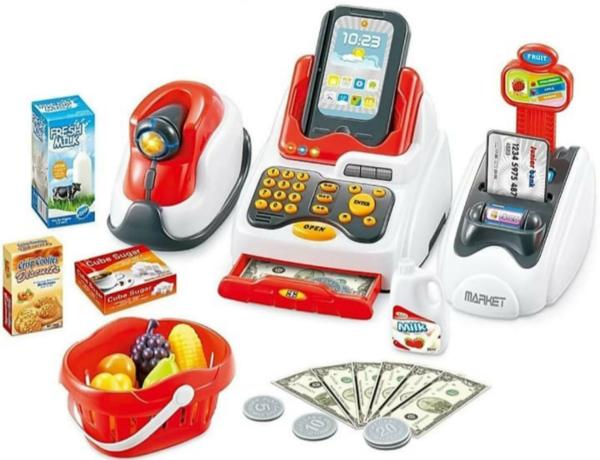 Sanjary Plastic Cash Reter Series With Checkout Scanner, Credit Card ...