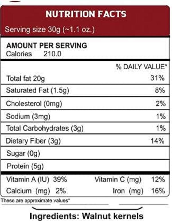 Triangle Walnut Kernels 1 Kg Quarter Kashmiri Premium Akhrot Giri Vaccum Pack Without Shell ...