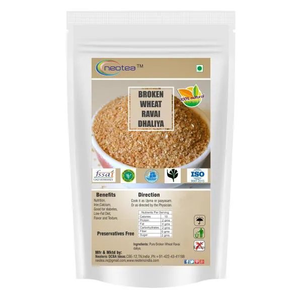 Neotea Broken Wheat Ravai Daliya or Godhuma Rava, 500g - JioMart