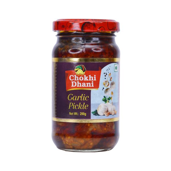 Chokhi Dhani Foods Garlic Pickle Lehsun Ka Aachar 200 gm - JioMart