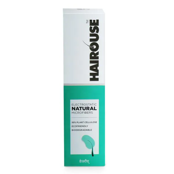 Hairouse Natural Hair Building Microfibers (Medium Brown) 25gm - JioMart