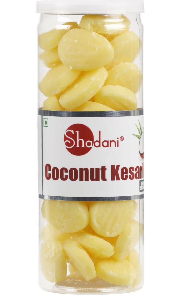 Shadani Kesri Coconut - 200 g l Tasty candy l Pure candy l Fruits candy ...