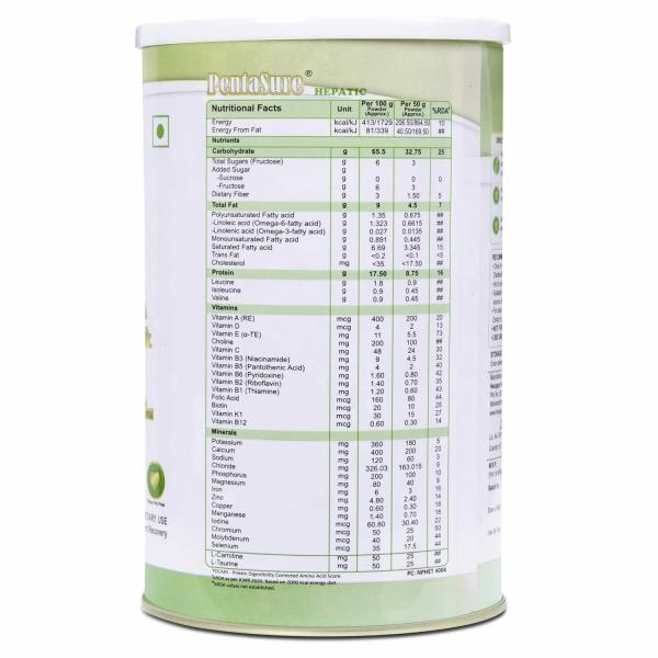 Pentasure Hepatic Liver Care - Vanilla Flavour, 400 gm - JioMart