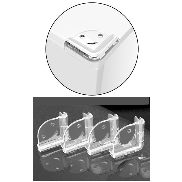 Safe-o-kid Pack Of 4, Smiley Shaped, Compact Corner Safety For Sharp ...