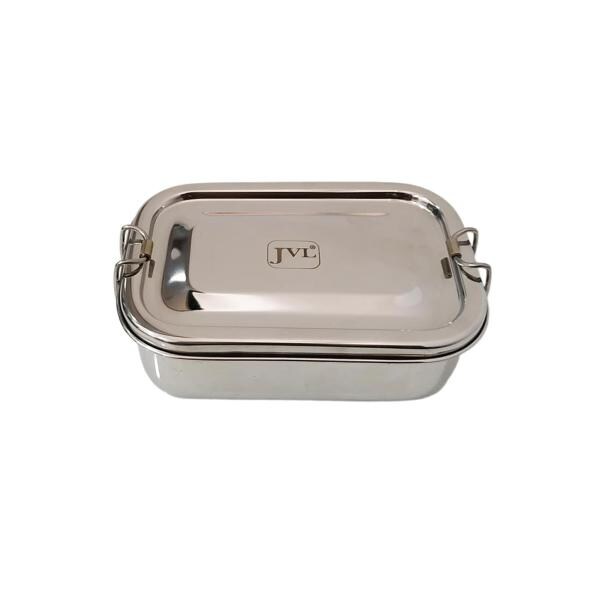 JVL Silver Stainless Steel Medium Size Rectangle - Medium Size Single ...