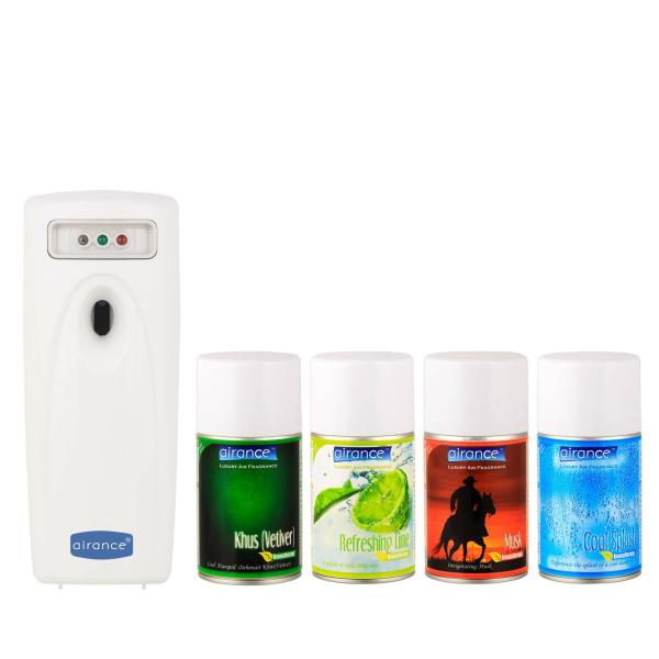 Airance Air Freshener Machine With Refills- 250 ml (Pack of 5, Khus ...