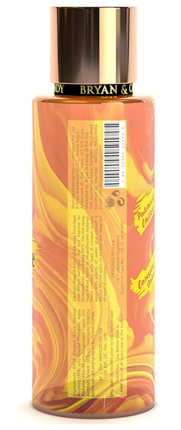 BRYAN & CANDY NEW YORK No Gas Perfume Naked Sunshine Fragrance Body ...