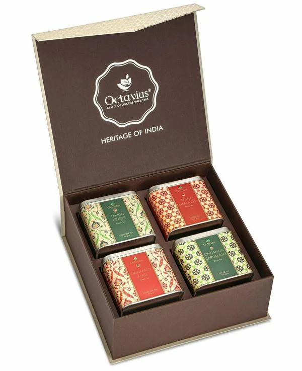 Octavius Heritage of India Tea CollectionWellness Fusion Teas Festive ...