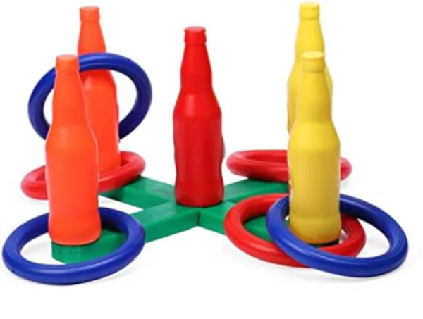 Zyamalox Little Toys assorted plastic bottle ring toss activity indoor ...