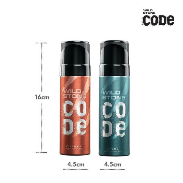 Wild Stone CODE Copper and Steel No Gas Long Lasting Body Perfume for ...