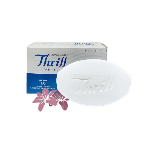 Kerala Sandal - Exotic Thrill White - Grade 1 Soap with Creamy Lather ...