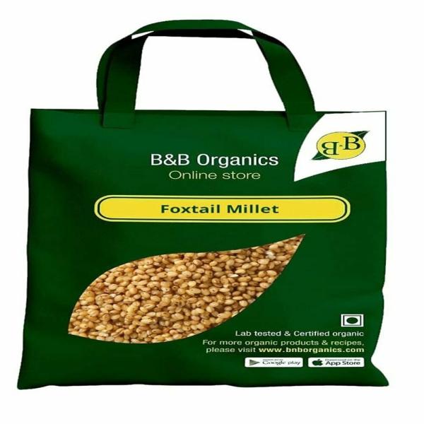 B&B Organics Foxtail Millet (5 kg) (Whole Grain) (Thinai / Kangni ...