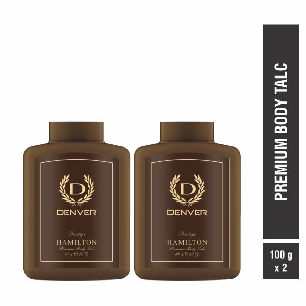 DENVER Prestige Premium Body Talc (2 x 100 g) - JioMart