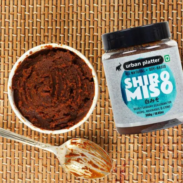 Urban Platter Shiro Miso Paste, 300g [Light Miso & Soy-Based] - JioMart