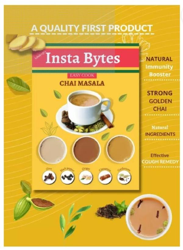 Insta Bytes Tulsi Adrak Chai Masala Tea Masala Full of Aroma and great ...