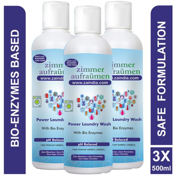 Zimmer Aufraumen Front Load Liquid Detergent (1.5 Liters) - JioMart