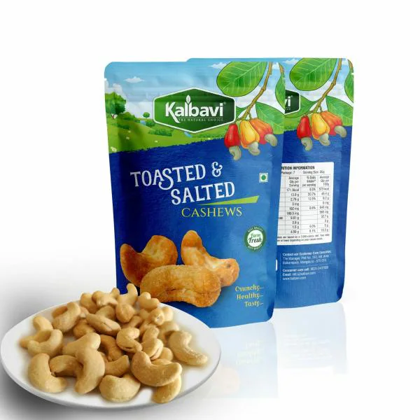 Kalbavi Cashews Toasted & Salted Cashews (200 g) - JioMart