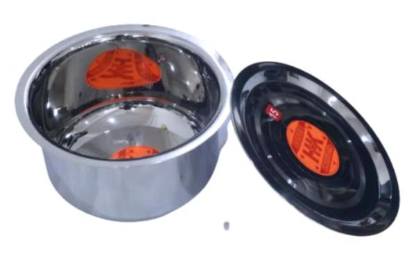 Super HK Stainless Steel Tapeli with LID Set 1 litres - JioMart