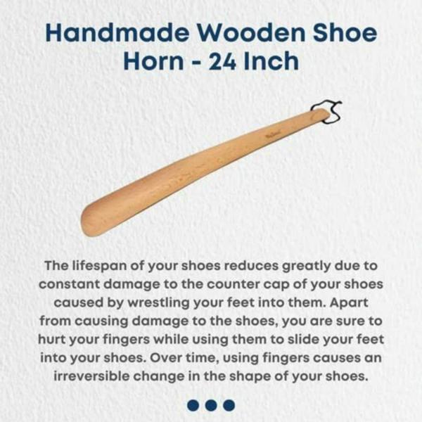 Helios Wooden Shoe Horn, 24 Inch - JioMart