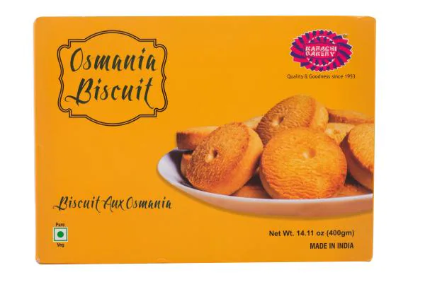 KARACHI BAKERY PREMIUM OSMANIA BISCUITS 400 GRAMS ( PACK OF 3) - JioMart