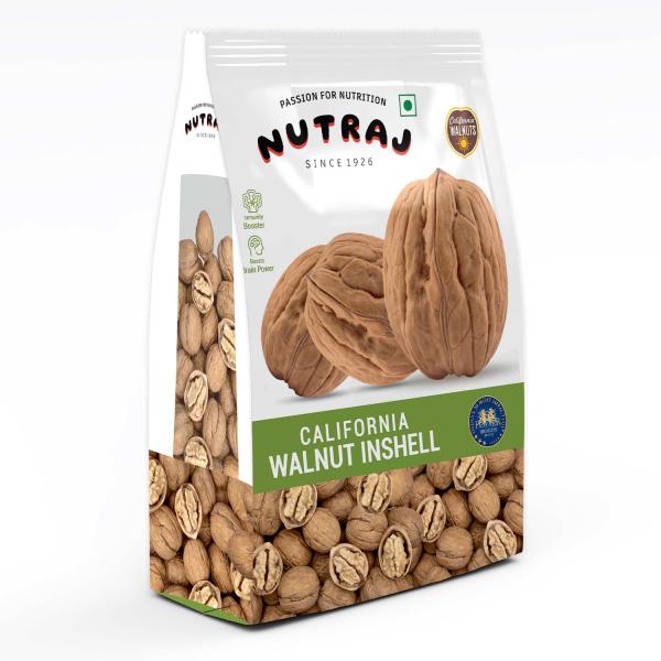 Nutraj 100% Pure Premium Raw California Inshell Walnuts 2 Kg Pack ...