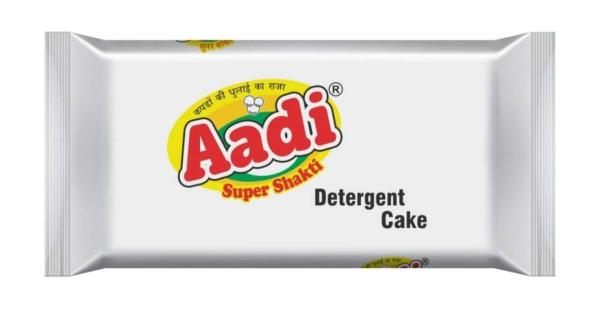 Aadi Super Shakti Detergent Cake (White) Weight of Soap: 190 Gm |Pack: 40 Soaps - JioMart