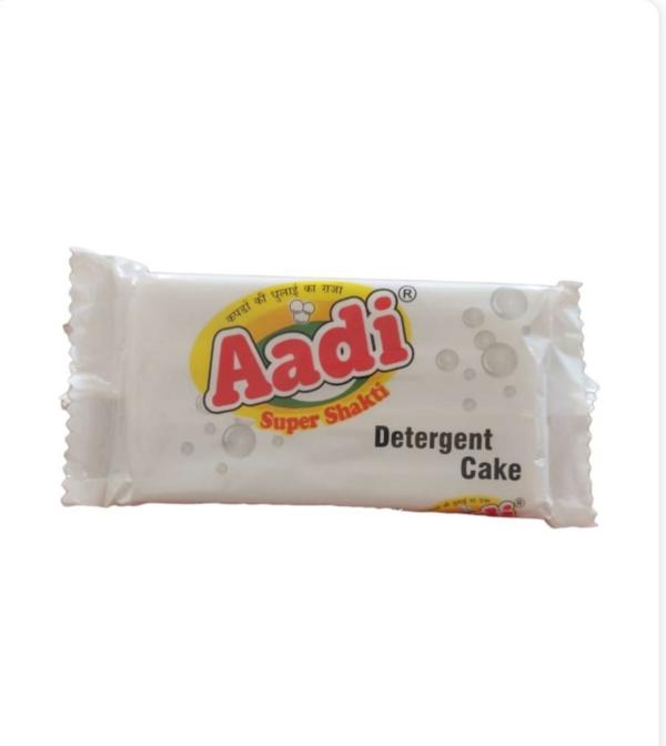 Aadi Super Shakti Detergent Cake (White) Weight of Soap: 190 Gm |Pack: 40 Soaps - JioMart