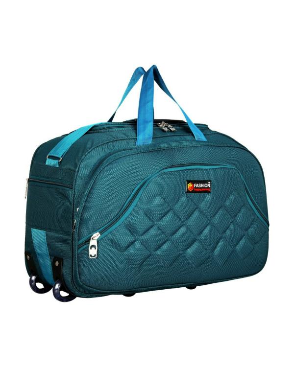 NHQ Fashion Blue Nylon, Polyester Waterproof Lightweight Duffel Bag ...