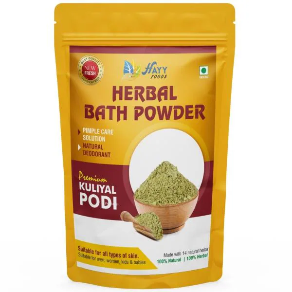 HayyFoods Herbal Bath Powder - Kuliyal Podi - Nalangu Maavu - Skin Care ...